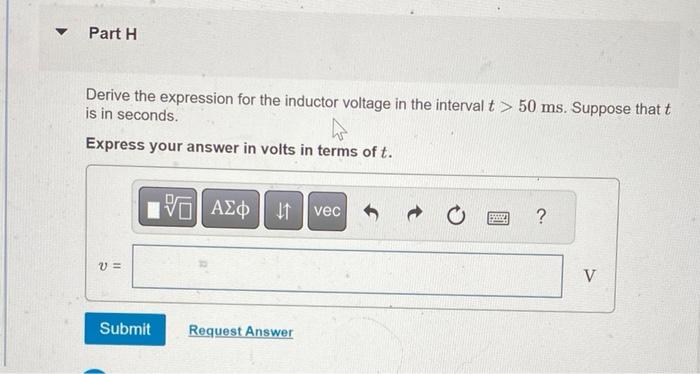 Solved The triangular current pulse shown in (Figure 1) is | Chegg.com
