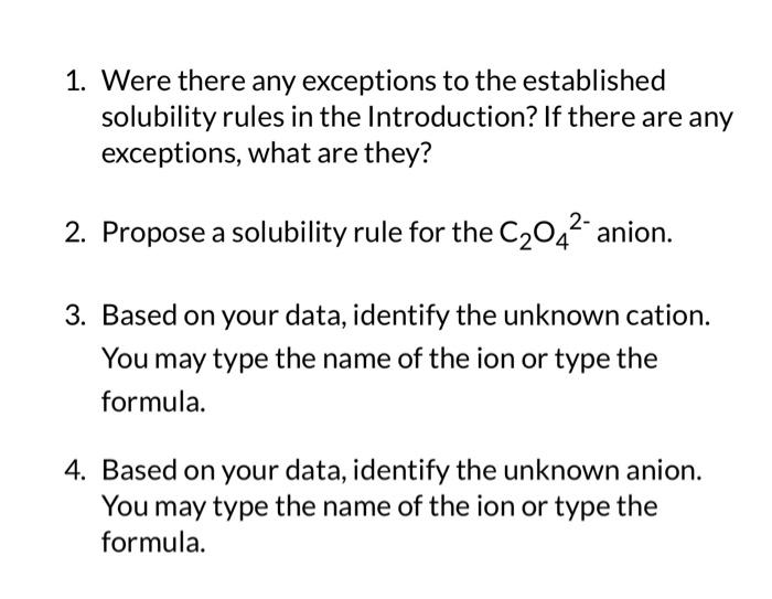 Were there any exceptions to the established | Chegg.com
