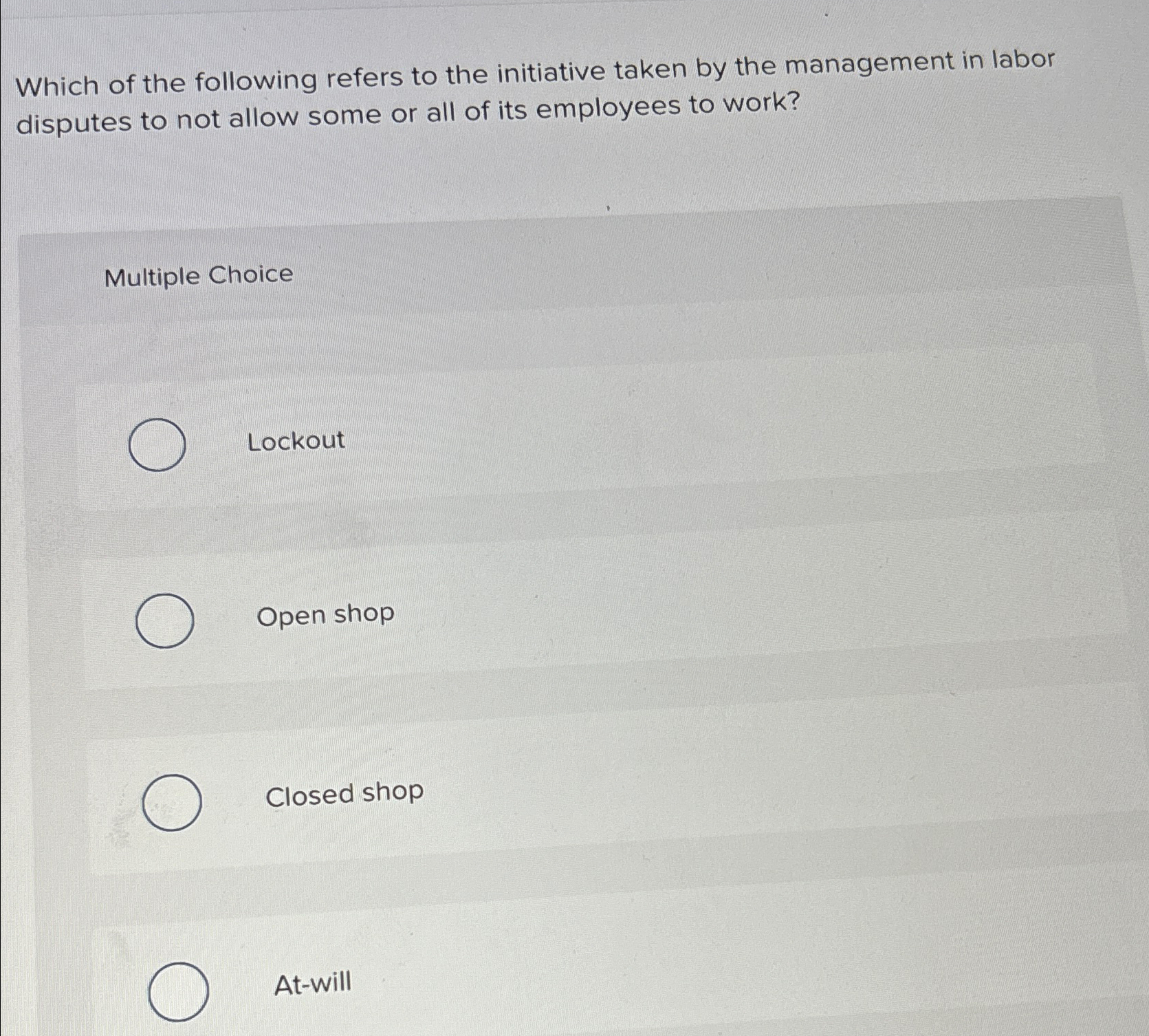 Solved Which of the following refers to the initiative taken | Chegg.com