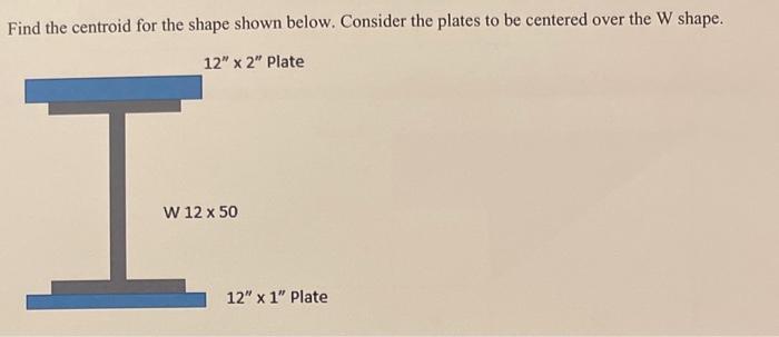 Solved Find the centroid for the shape shown below. Consider | Chegg.com