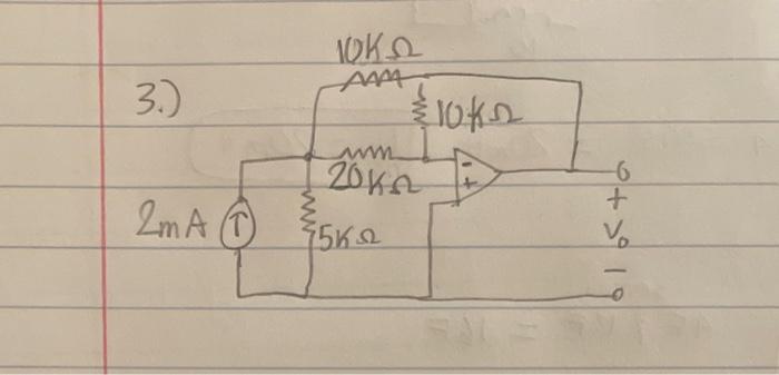 Solved determine Vo | Chegg.com Solved determine Vo | Chegg.com