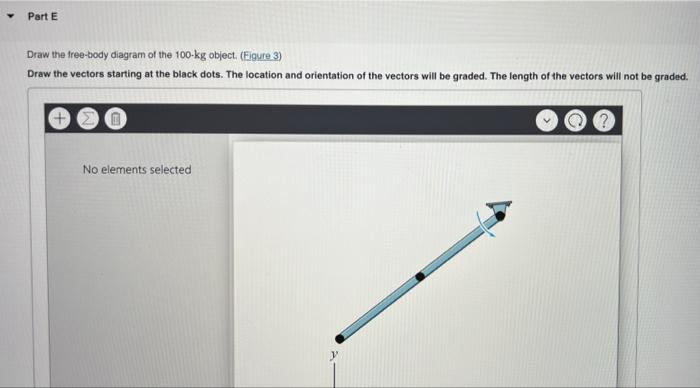 Solved Y Part A Draw the free-body diagram of the 100 kg | Chegg.com
