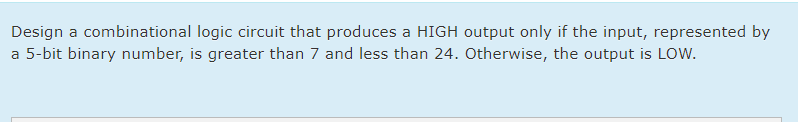 Solved Design a combinational logic circuit that produces a | Chegg.com