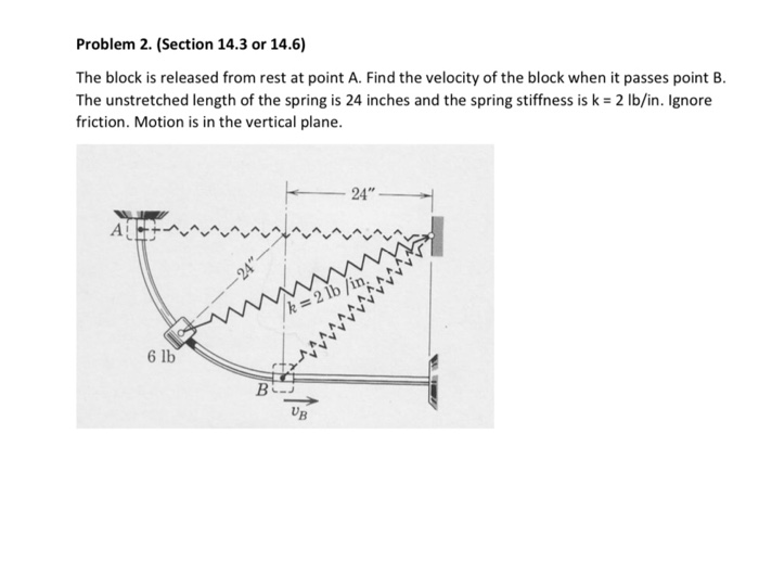 Solved Problem 2 Section 143 Or 146 The Block Is 