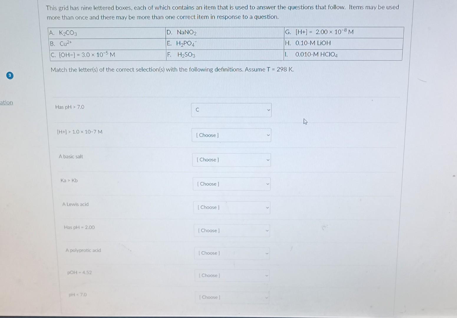 Solved This grid has nine lettered boxes, each of which | Chegg.com