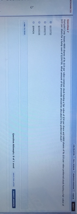 Solved ALLULAR ULL SCREEN PRINTER VERSION BACK NEXT Question | Chegg.com