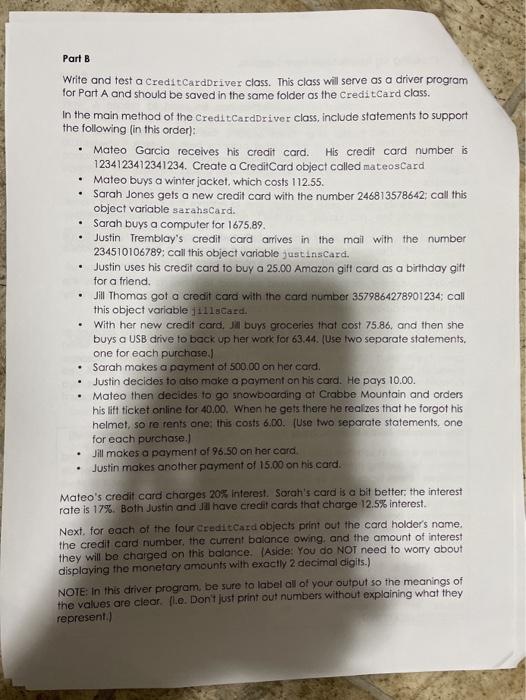 Solved II. Creating an Application from Scratch: Part A | Chegg.com