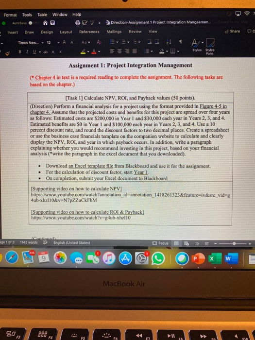 Solved Format Tools Table Window Help AutoSaver OE N . | Chegg.com