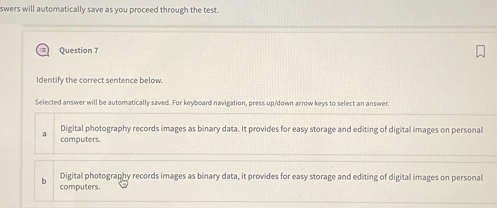 Solved swers will automatically save as you proceed through | Chegg.com