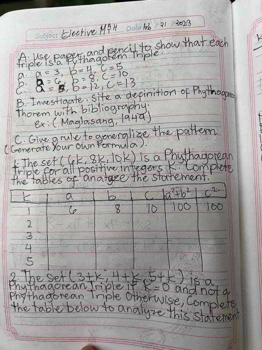 Solved Subject: math / elective math Question problem: | Chegg.com