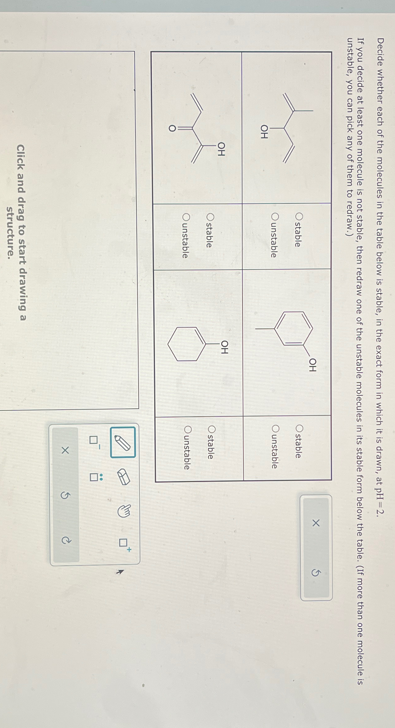 Solved Decide whether each of the molecules in the table | Chegg.com