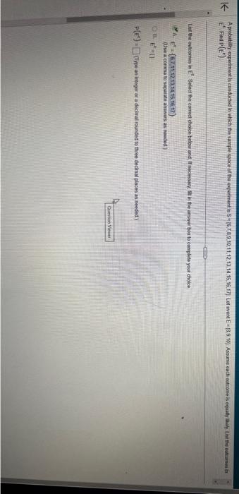 Solved E Find P(t). E2={61,11,521314,15,16,7}) (use a | Chegg.com