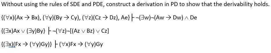 Solved Without using the rules of SDE and PDE, construct a | Chegg.com