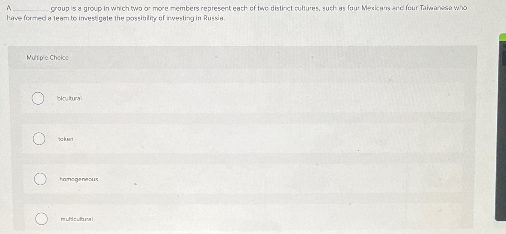Solved A group is a group in which two or more members | Chegg.com