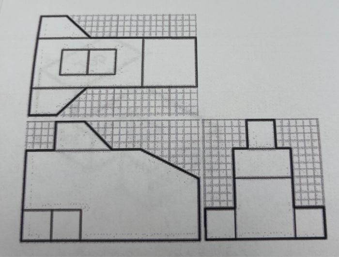 Solved Complete the 3D form from provided | Chegg.com