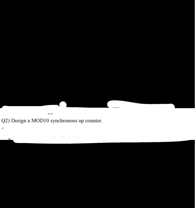 Solved b. Draw the block diagram for a Mod-10 asynchronous | Chegg.com