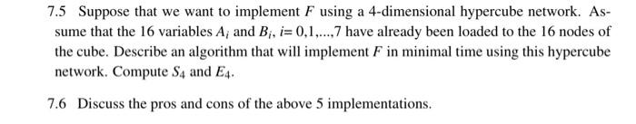 Solved Problem 7. - Consider the following arithmetic | Chegg.com