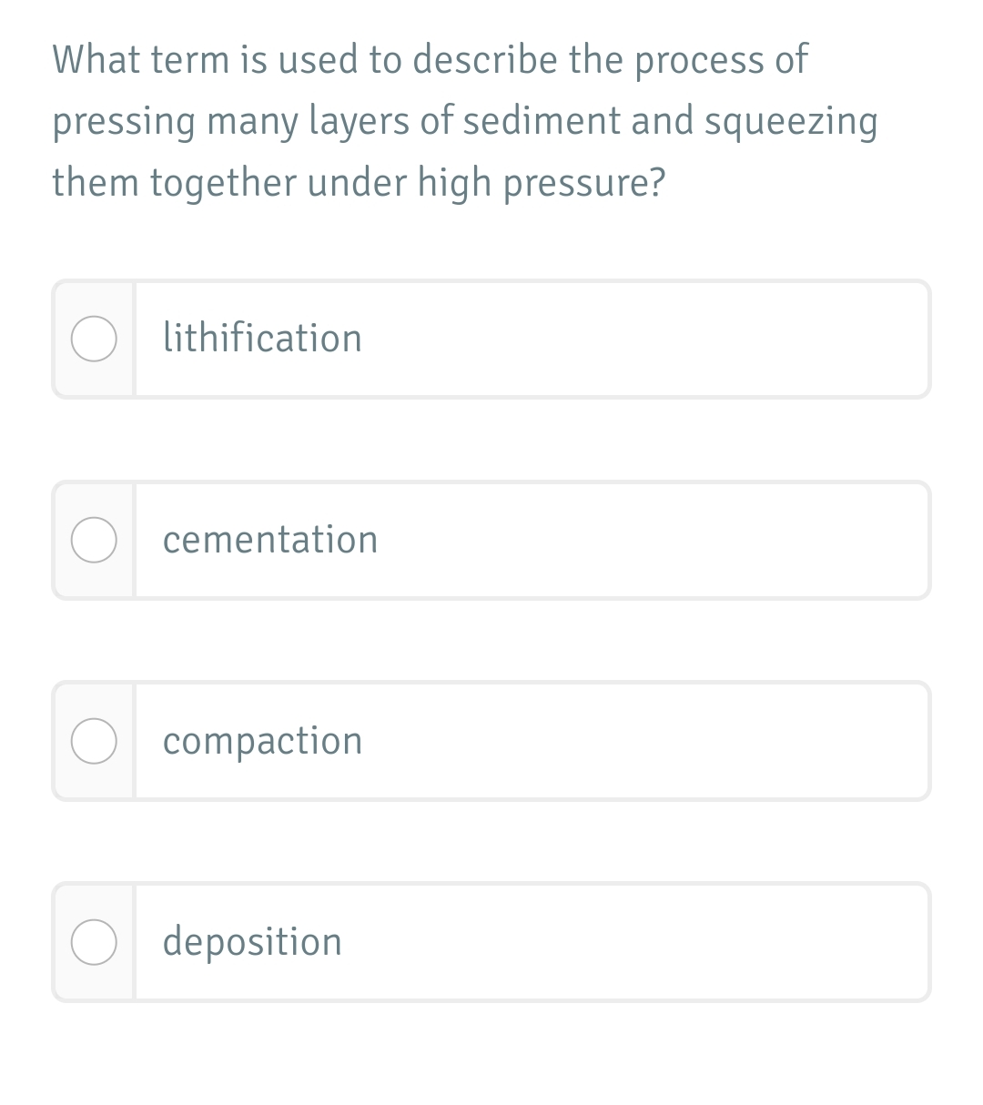 Solved What term is used to describe the process of pressing | Chegg.com