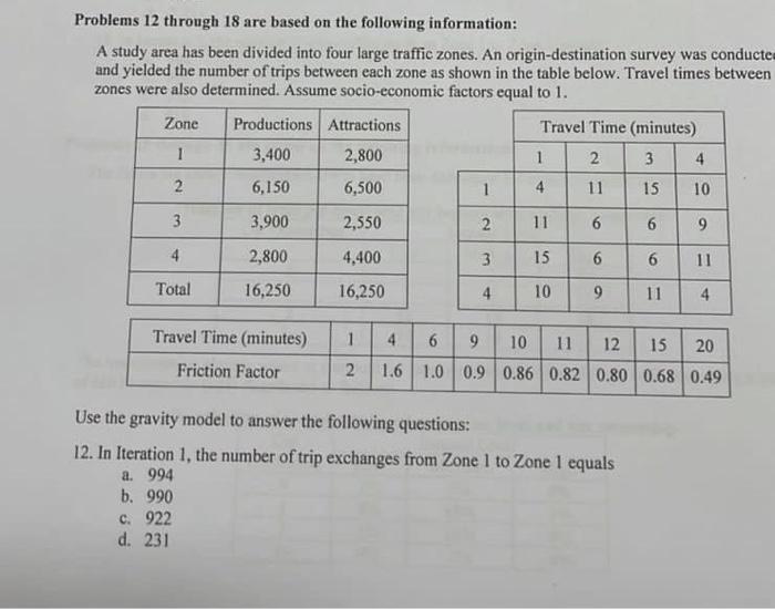 Solved Problems 12 through 18 are based on the following | Chegg.com