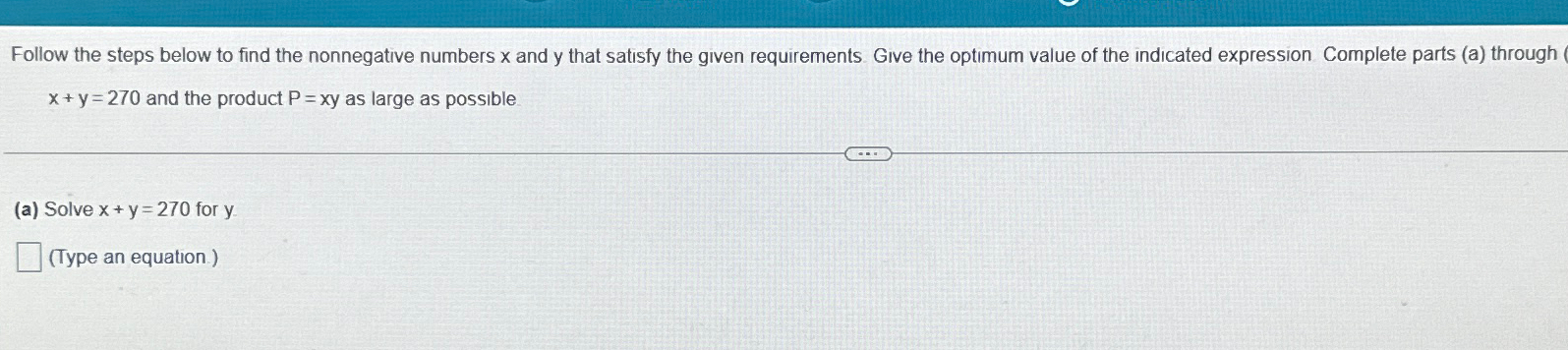 Solved Follow the steps below to find the nonnegative | Chegg.com