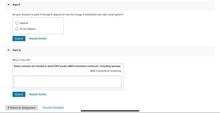 Solved The three small spheres shown in the figure carry | Chegg.com