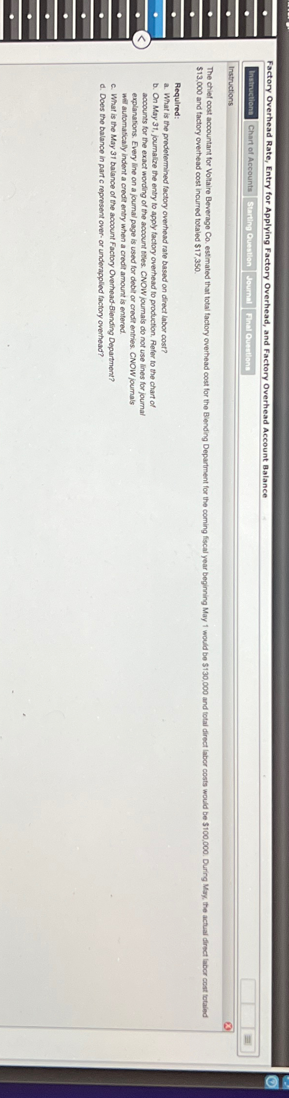 Solved Factory Overhead Rate, Entry for Applying Factory | Chegg.com