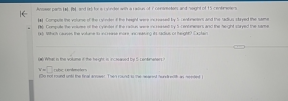 Solved Answer parts (a), (b), ﻿and (c) ﻿for a cylinder with | Chegg.com