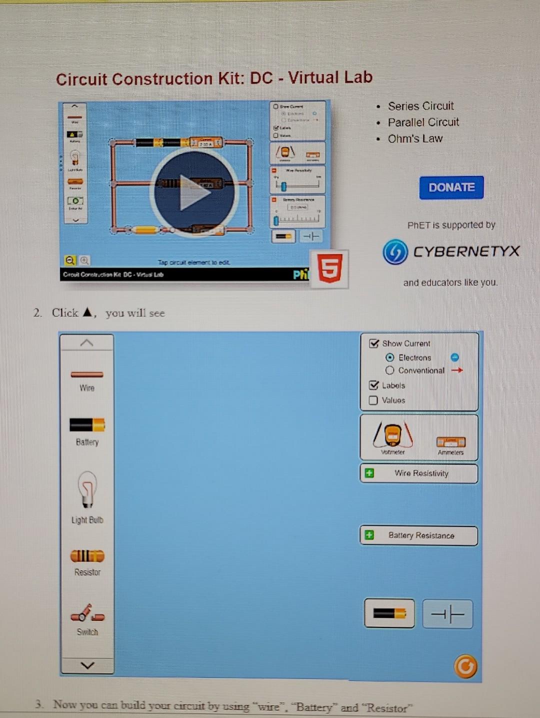 Lab 6 Combination of Series and Parallel Circuit | Chegg.com
