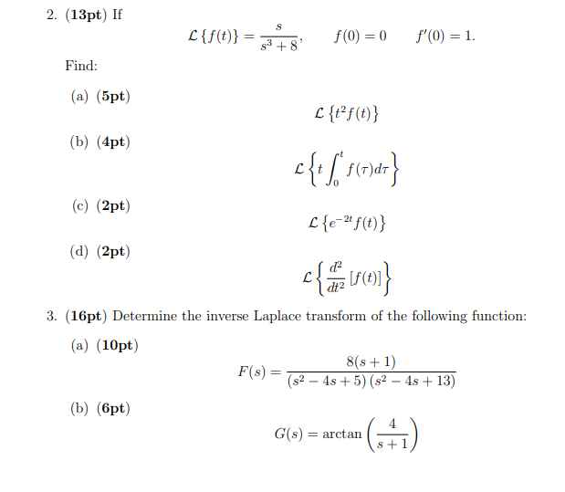 Solved (13pt) | Chegg.com
