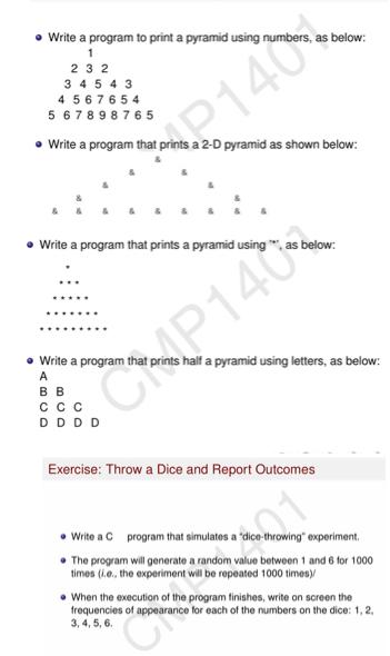 Solved Can you please write these in C language for someone | Chegg.com