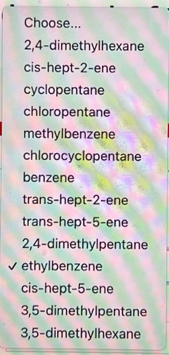 Solved Select the correct name for each of the following | Chegg.com