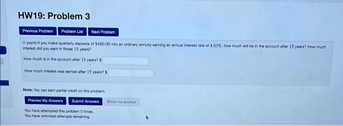 Solved HW19: Problem 3 Previous Problem Problem List Next | Chegg.com