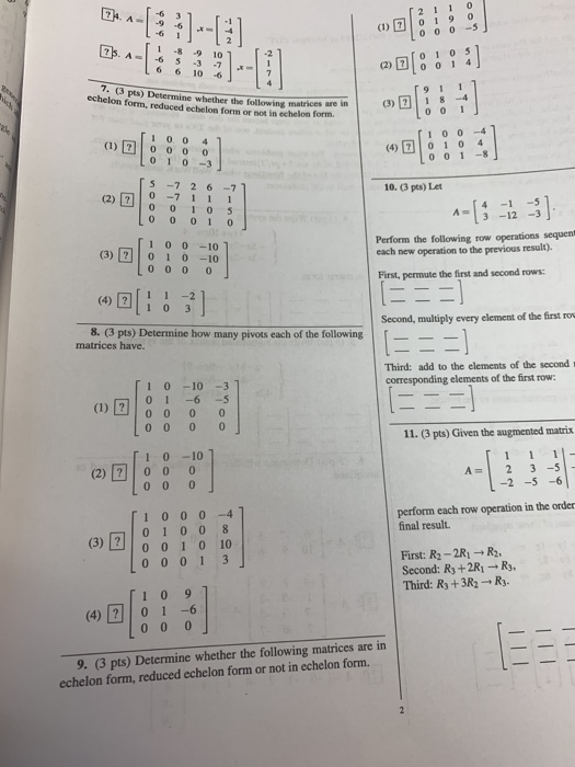 Solved: 011-[2])--[] 2 1 1 0 | O1 90 1000-5 Lo 1051 1: (3 ... | Chegg.com