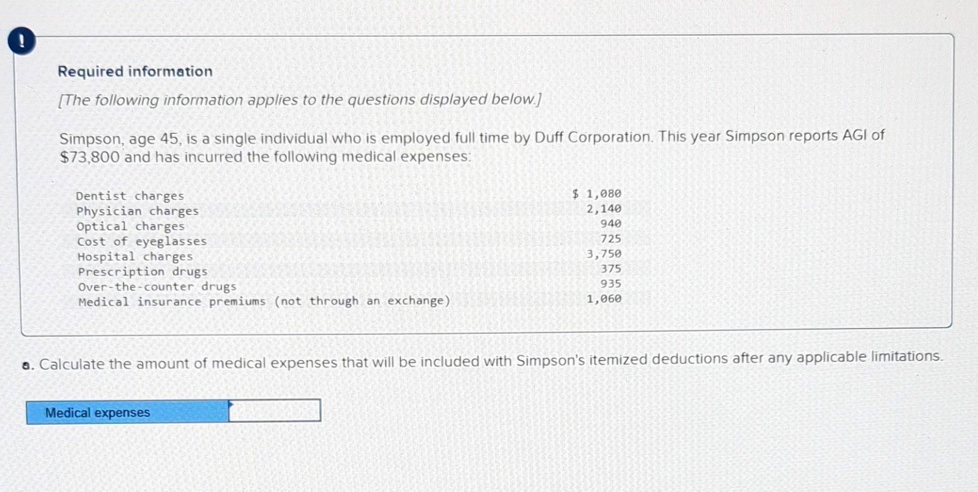Required information [The following information | Chegg.com