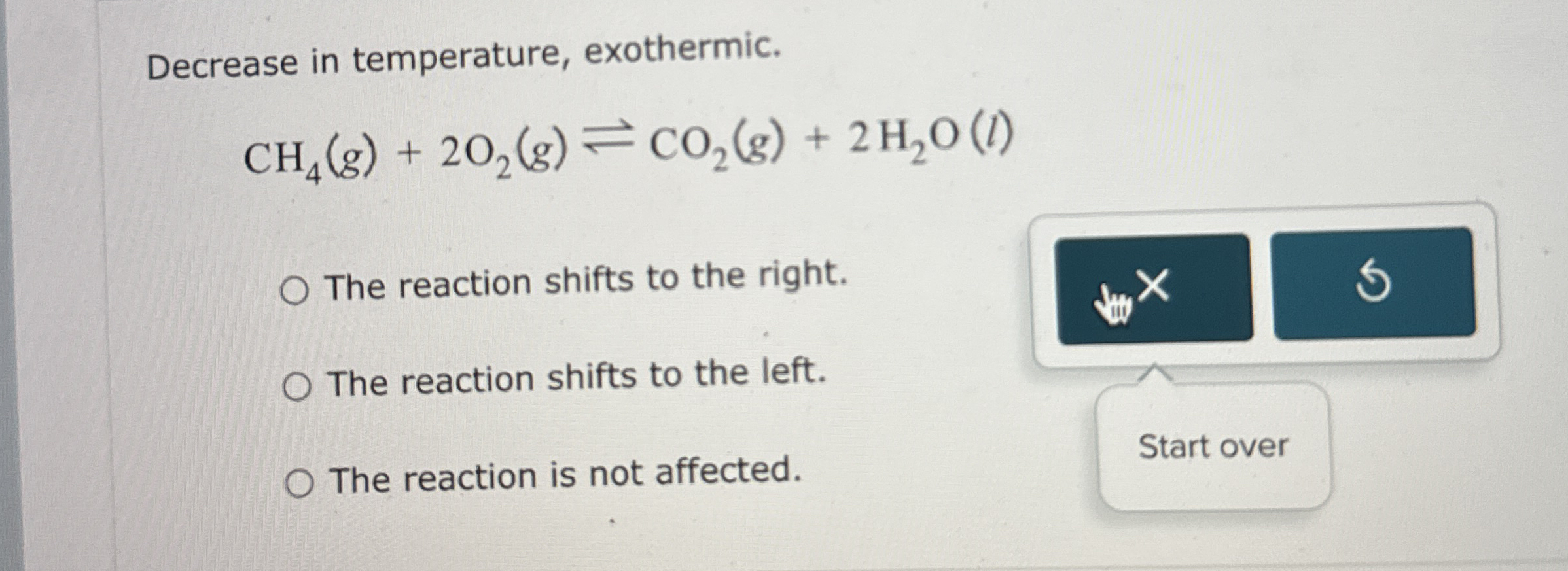 Solved Decrease in temperature, | Chegg.com