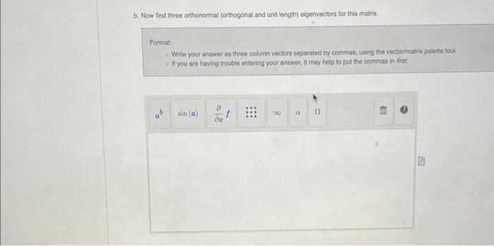 Solved a. Find the eigenvalues of ⎝⎛3−1−1−13−1−1−13⎠⎞ Hint: | Chegg.com