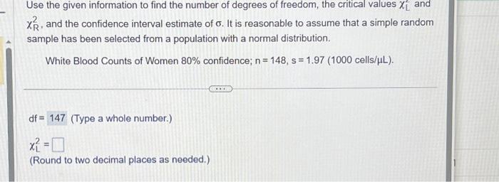 Use the given information to find the number of | Chegg.com