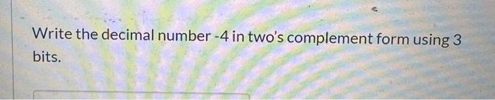Solved Write the decimal number -1 in binary sign-magnitude | Chegg.com