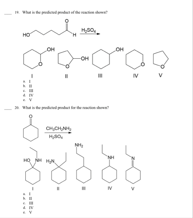 Solved What is the predicted product of the reaction | Chegg.com