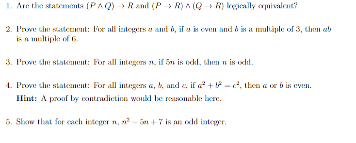 Solved Are the statements (P ∧ ﻿Q) -> ﻿R and (P -> ﻿R) ∧ (Q | Chegg.com
