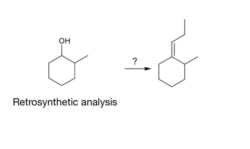 Solved Retrosynthetic analysis | Chegg.com