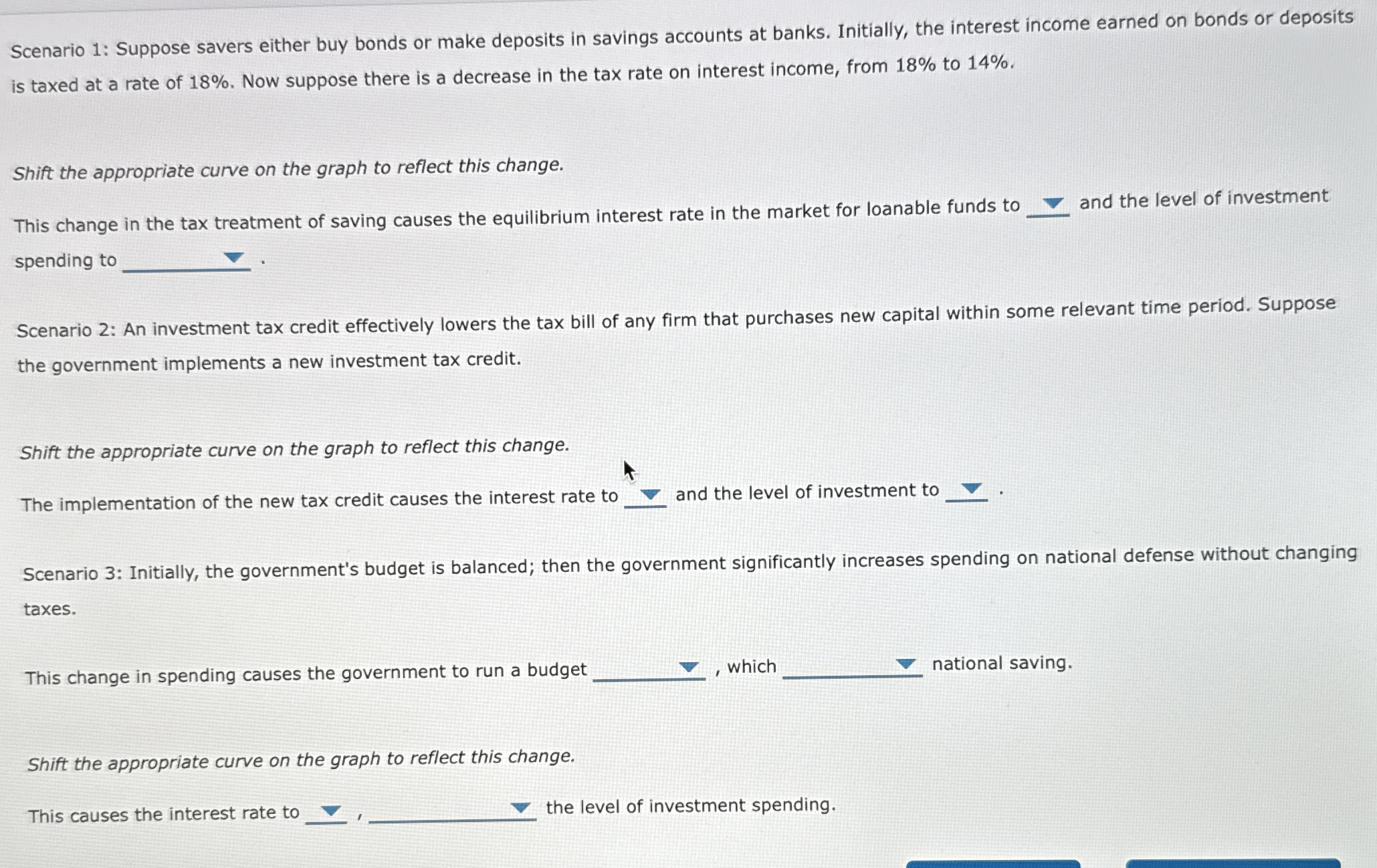 Solved Scenario 1: Suppose savers either buy bonds or make | Chegg.com