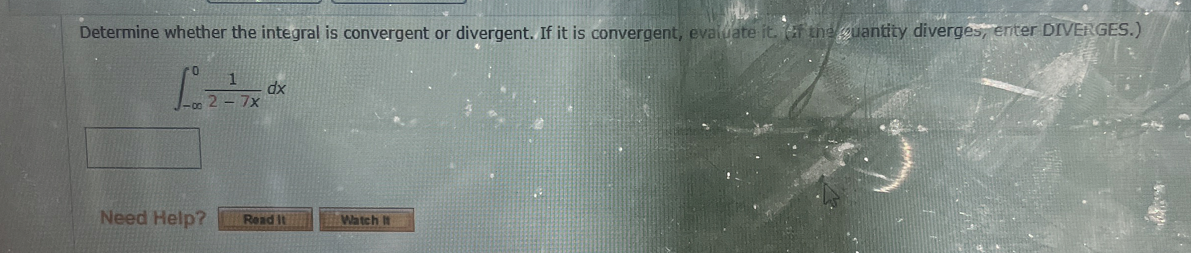 Solved Determine whether the integral is convergent or | Chegg.com