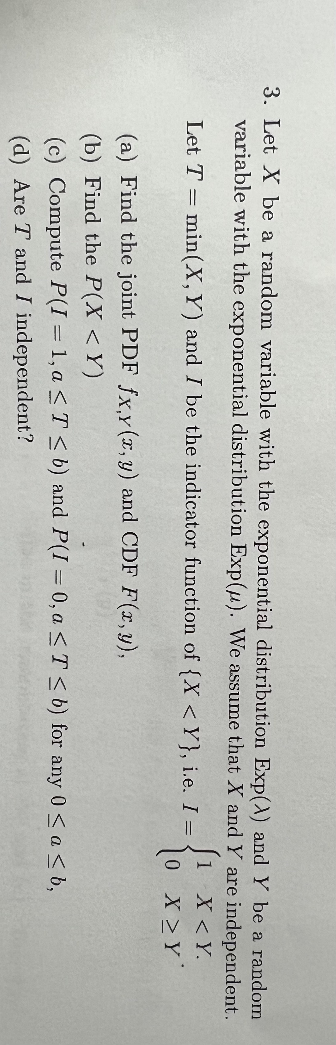 Solved Let x ﻿be a random variable with the exponential | Chegg.com