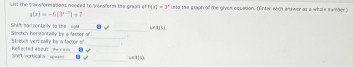 Solved List the transformations needed to transform the | Chegg.com