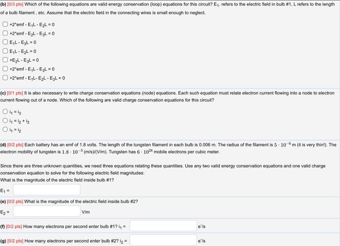 Solved To start the analysis of this circuit you must write | Chegg.com