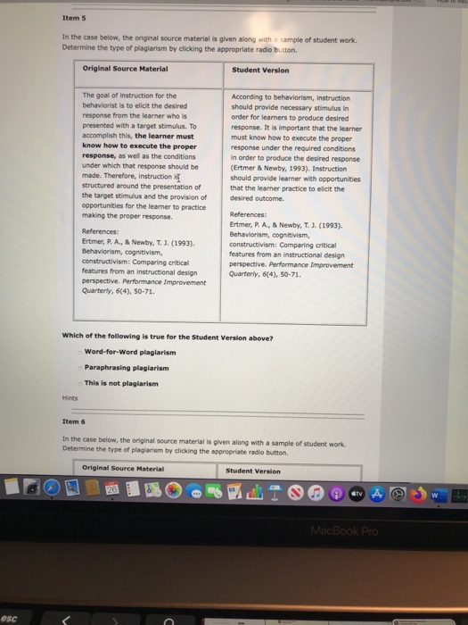 Solved Item 3 In the case below, the original source | Chegg.com
