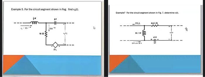 Example 5. For the circuit segment shown in Fog find | Chegg.com