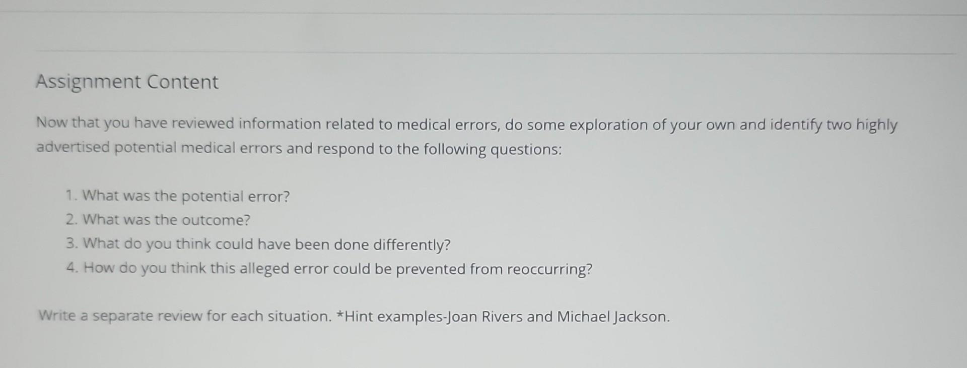Solved Assignment Content Now that you have reviewed | Chegg.com