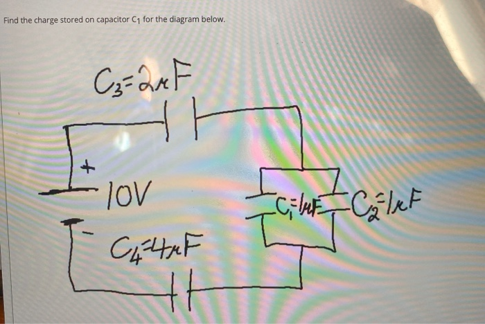 Solved Find the charge stored on capacitor C1 for the | Chegg.com